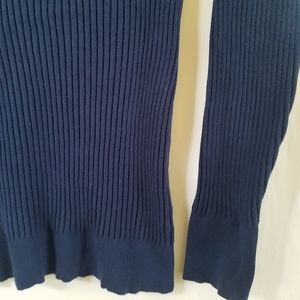 Victoria's Secret | Sweaters | Victorias Secret Navy Blue Ribbed ...